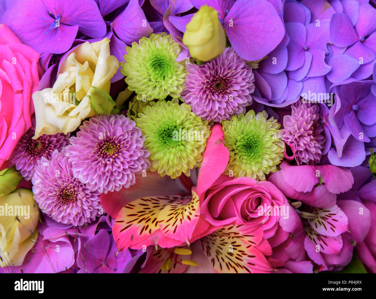 A bouquet of beautiful spring flowers Stock Photo - Alamy