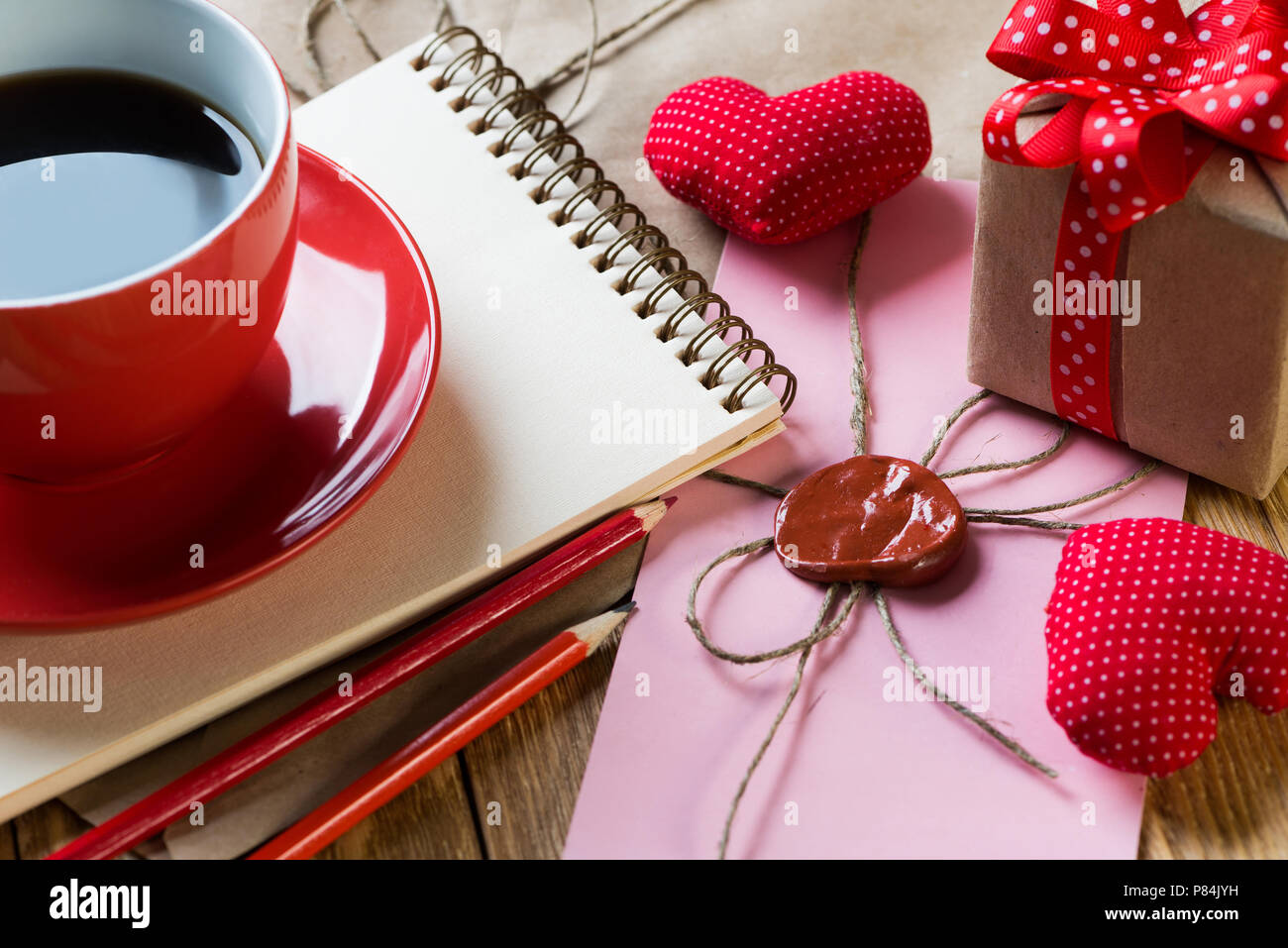 Writing love confession Stock Photo - Alamy