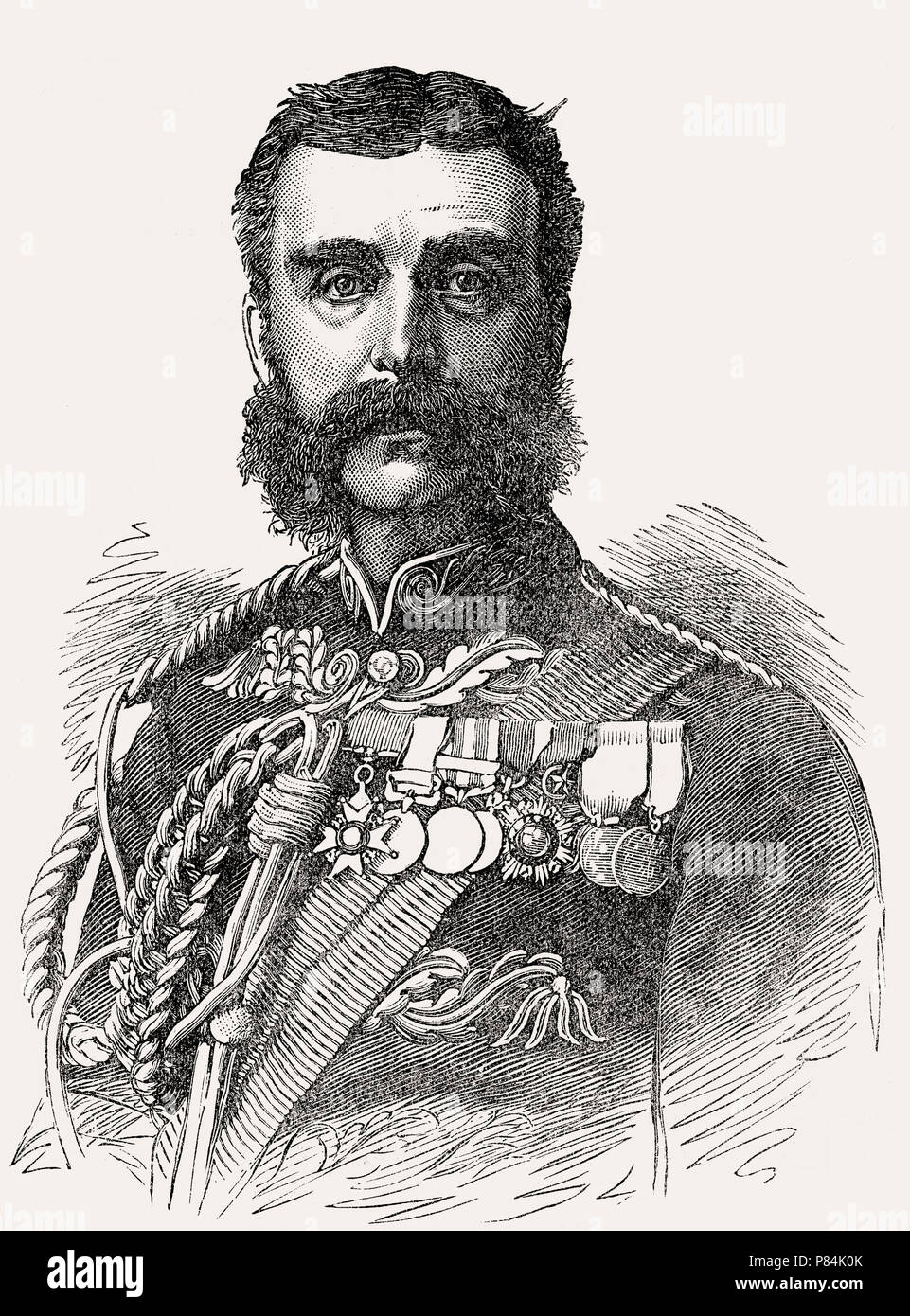 Frederic Augustus Thesiger, 2nd Baron Chelmsford, a British imperial ...