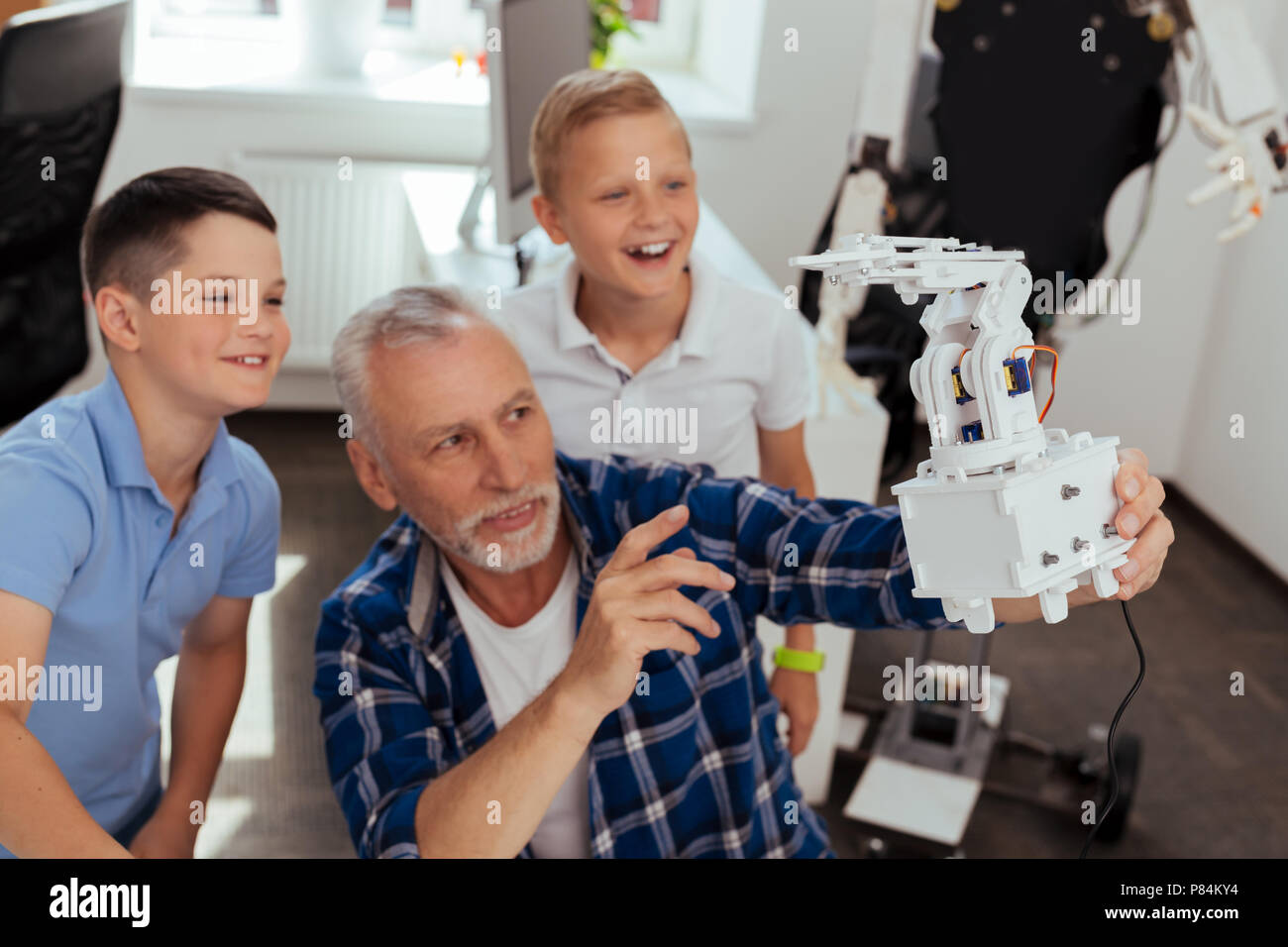 Selective focus of a modern robot Stock Photo - Alamy