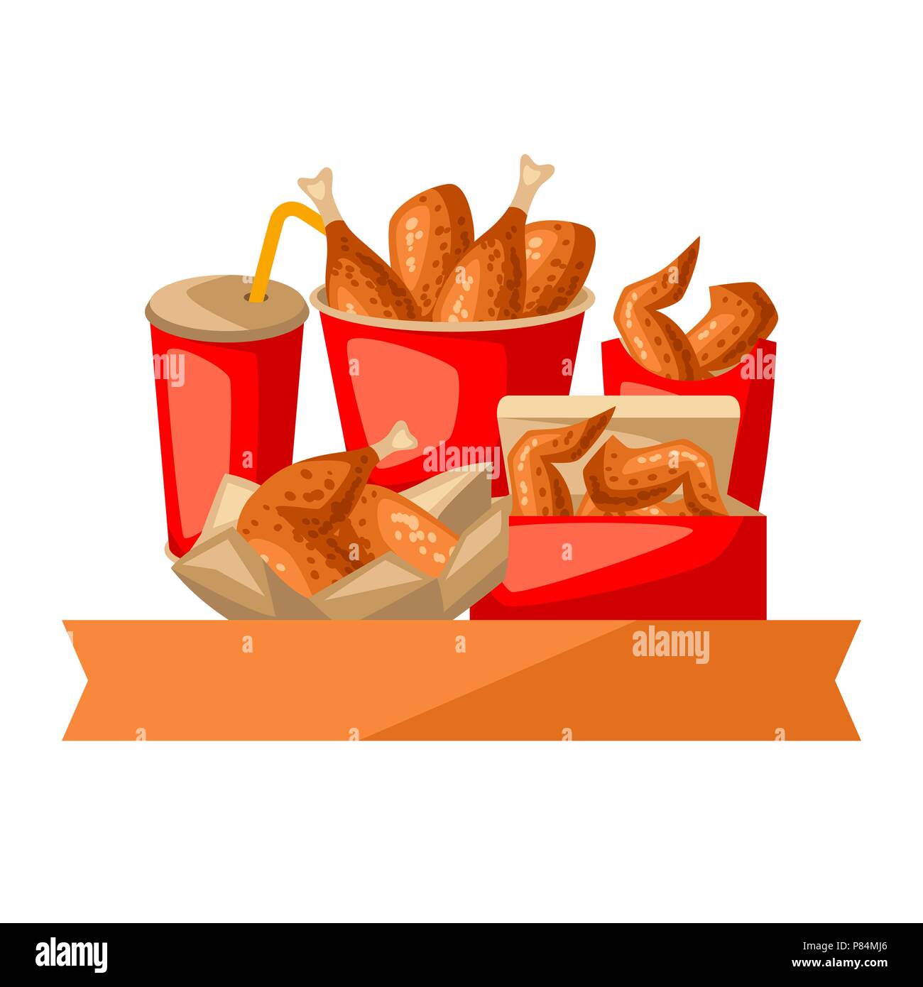 Spicy chicken Stock Vector Images - Alamy