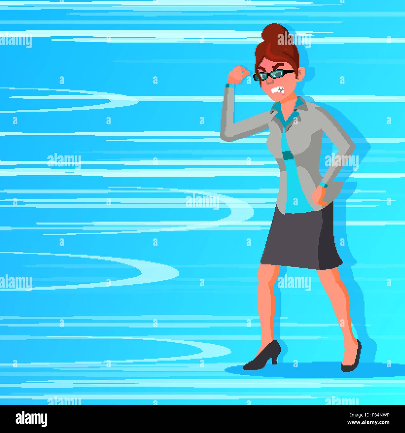 Facing opposite direction Stock Vector Images - Alamy