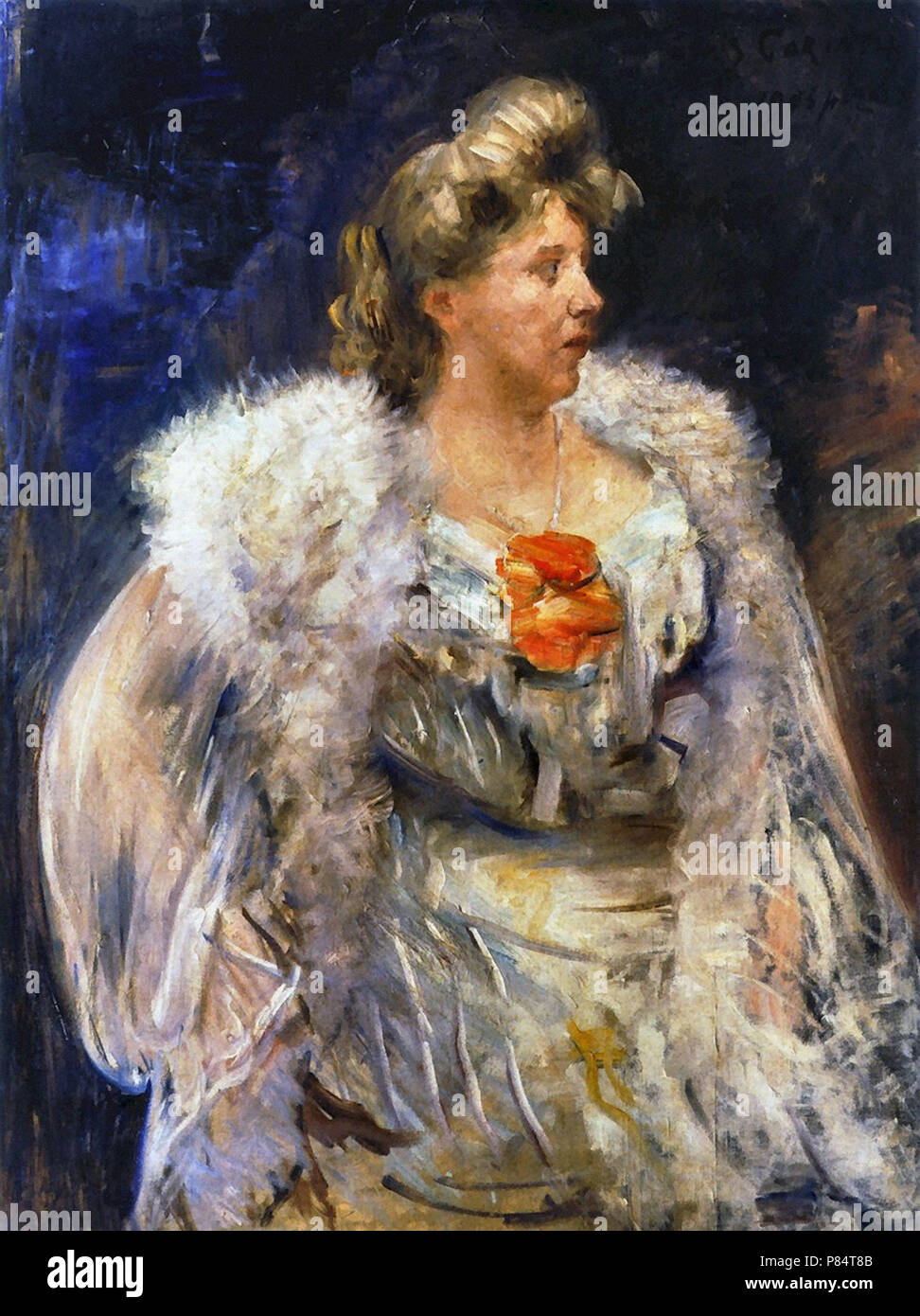 Corinth Lovis - the Singer Frieda Halbe Stock Photo - Alamy