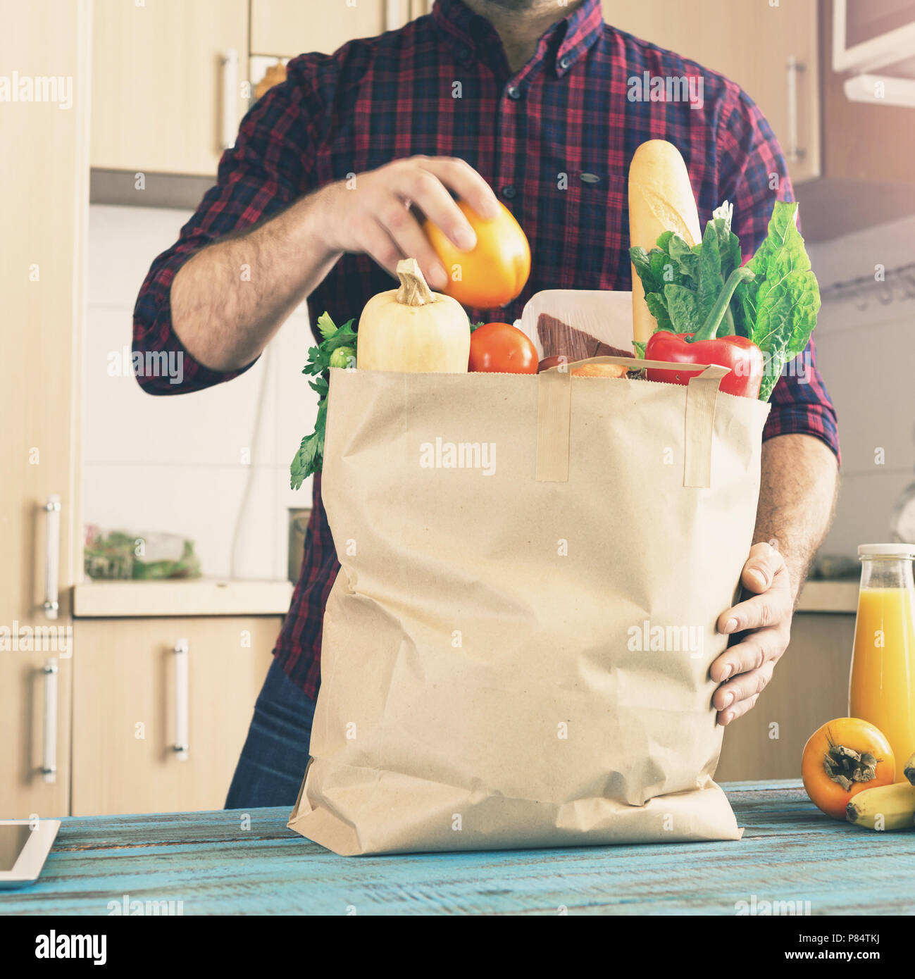 Pantry home paper products hi-res stock photography and images - Alamy