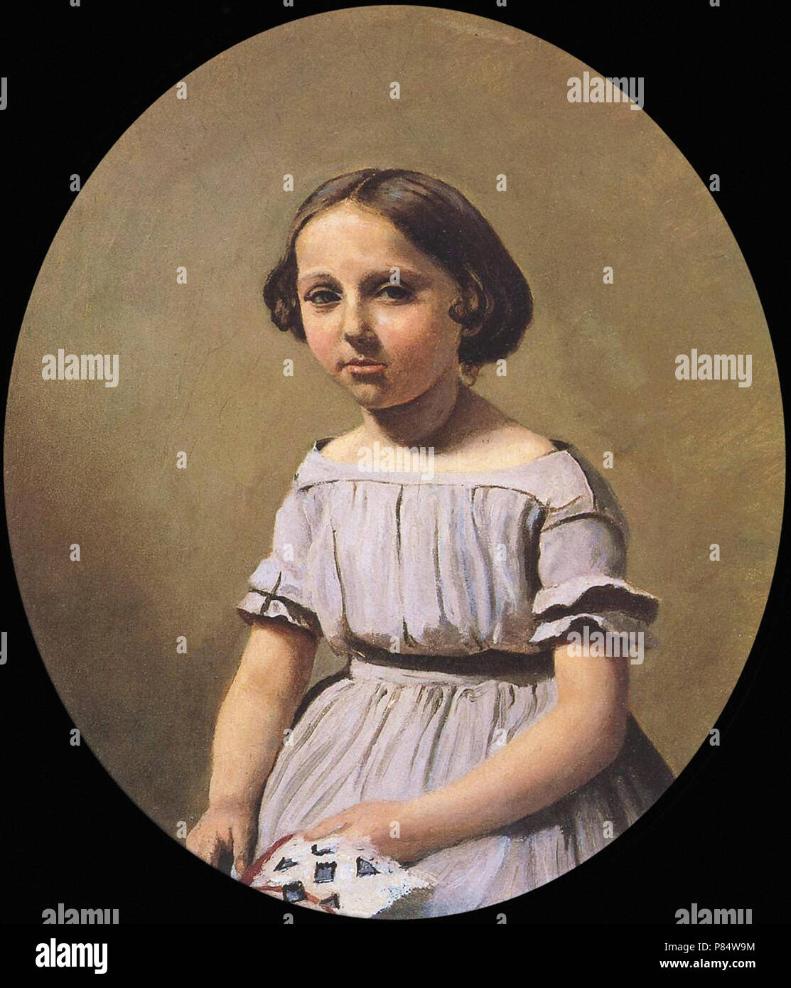 Corot Jean Baptiste Camille - the Eldest Daughter of M. Edouard ...