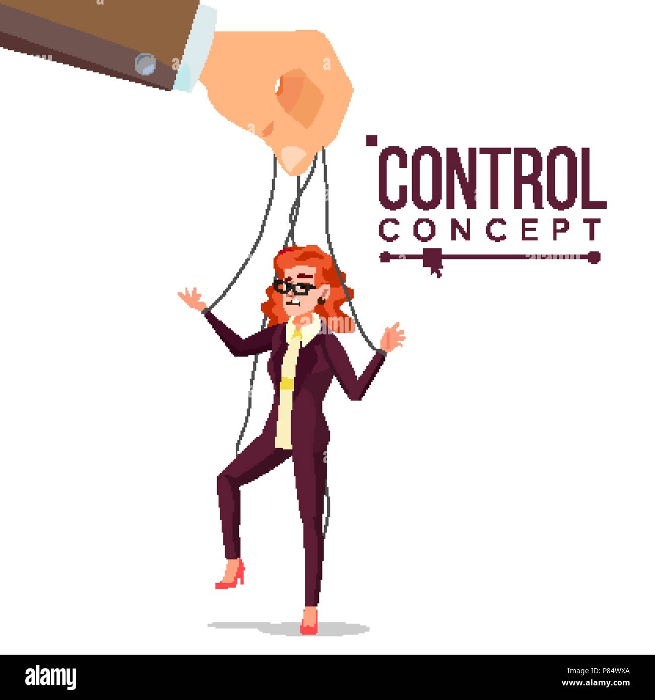 Controlling Person Cartoon