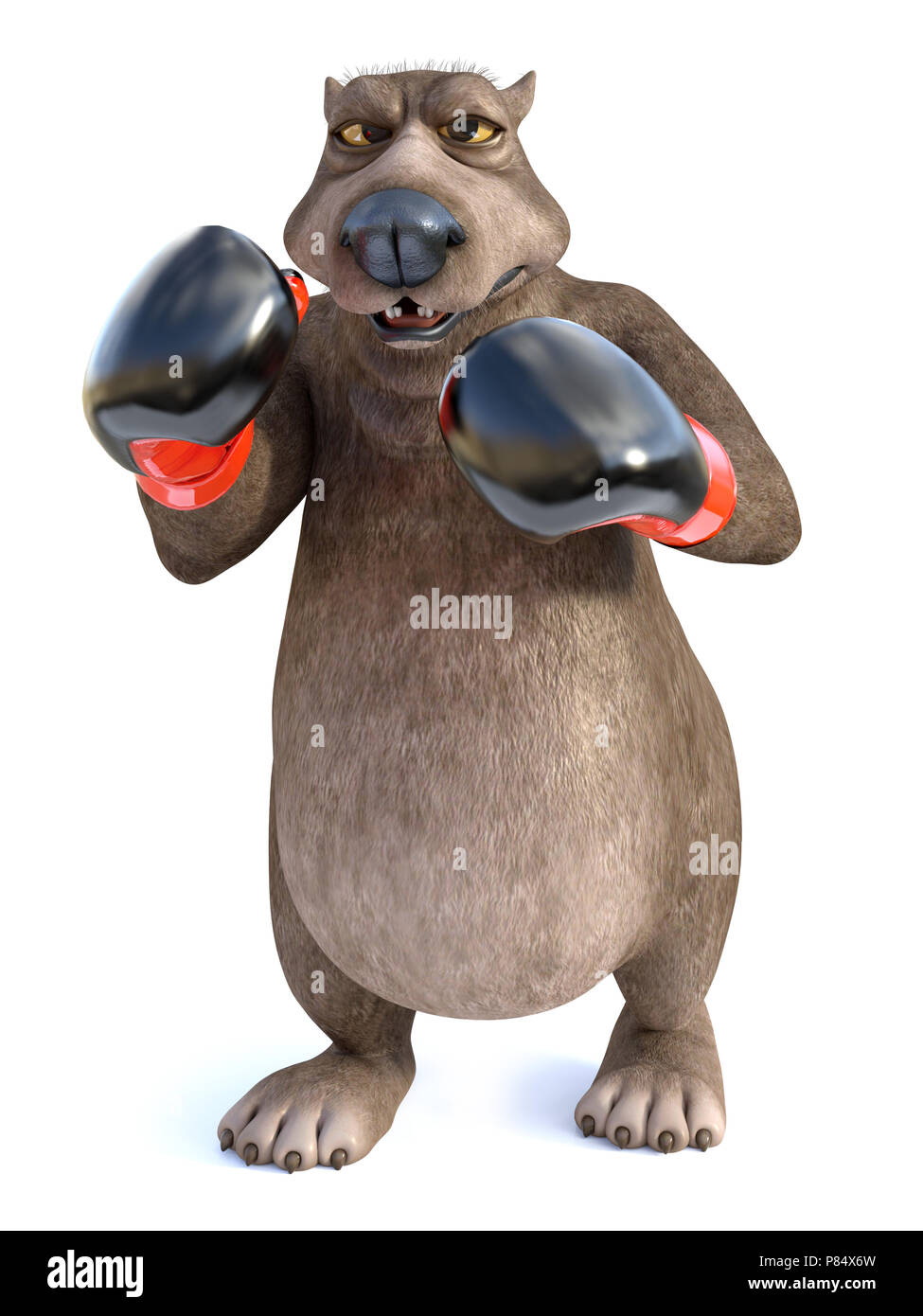 Grizzly bear angry cartoon hi-res stock photography and images - Alamy