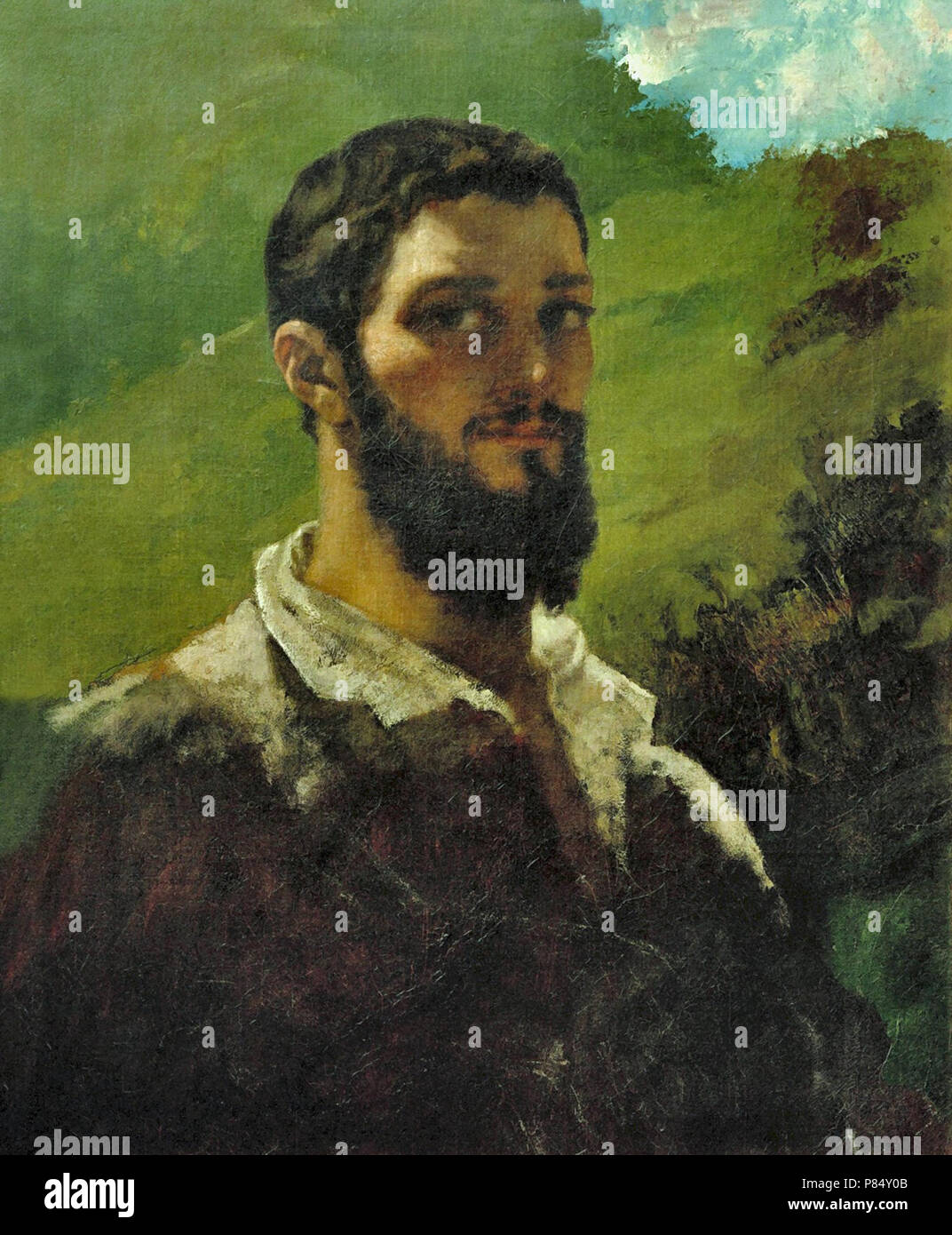 Gustave courbet self portrait hi-res stock photography and images - Alamy