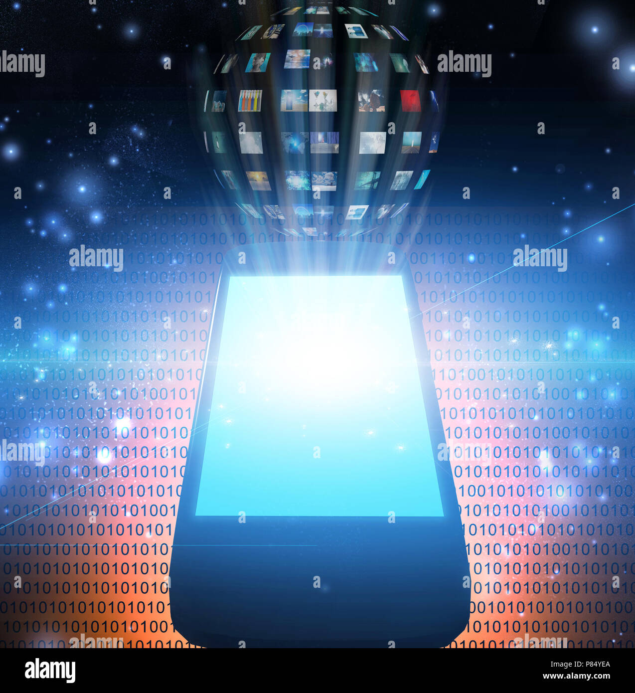 Smart Phone Video Sphere or Image Sphere Stock Photo - Alamy