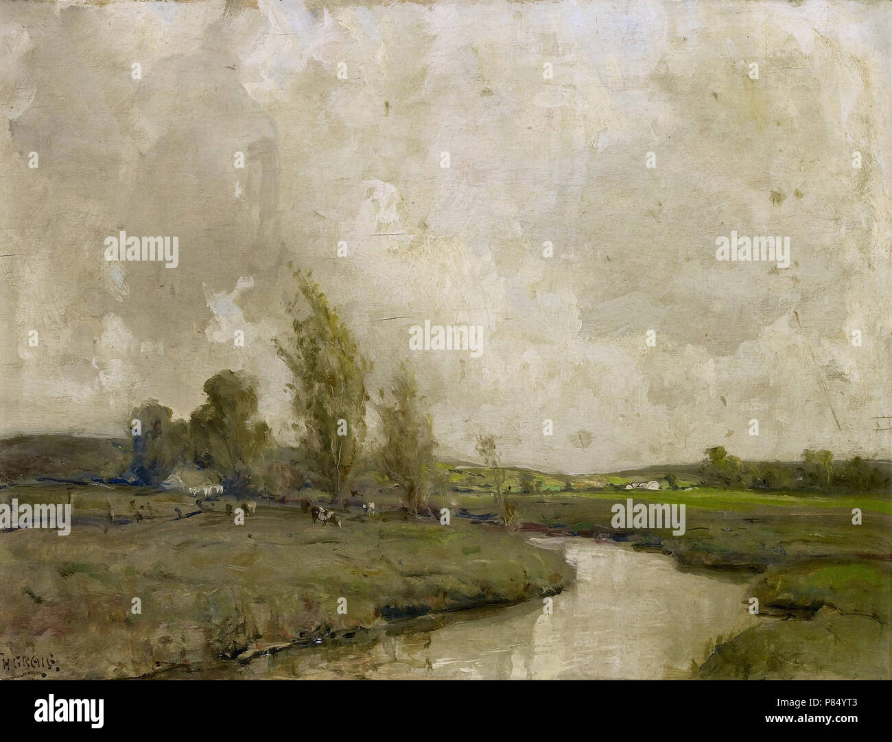 Craig James Humbert - Grazing by the River Stock Photo - Alamy