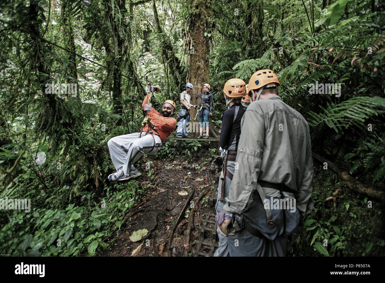 Canopy rainforest zipline hi-res stock photography and images - Alamy