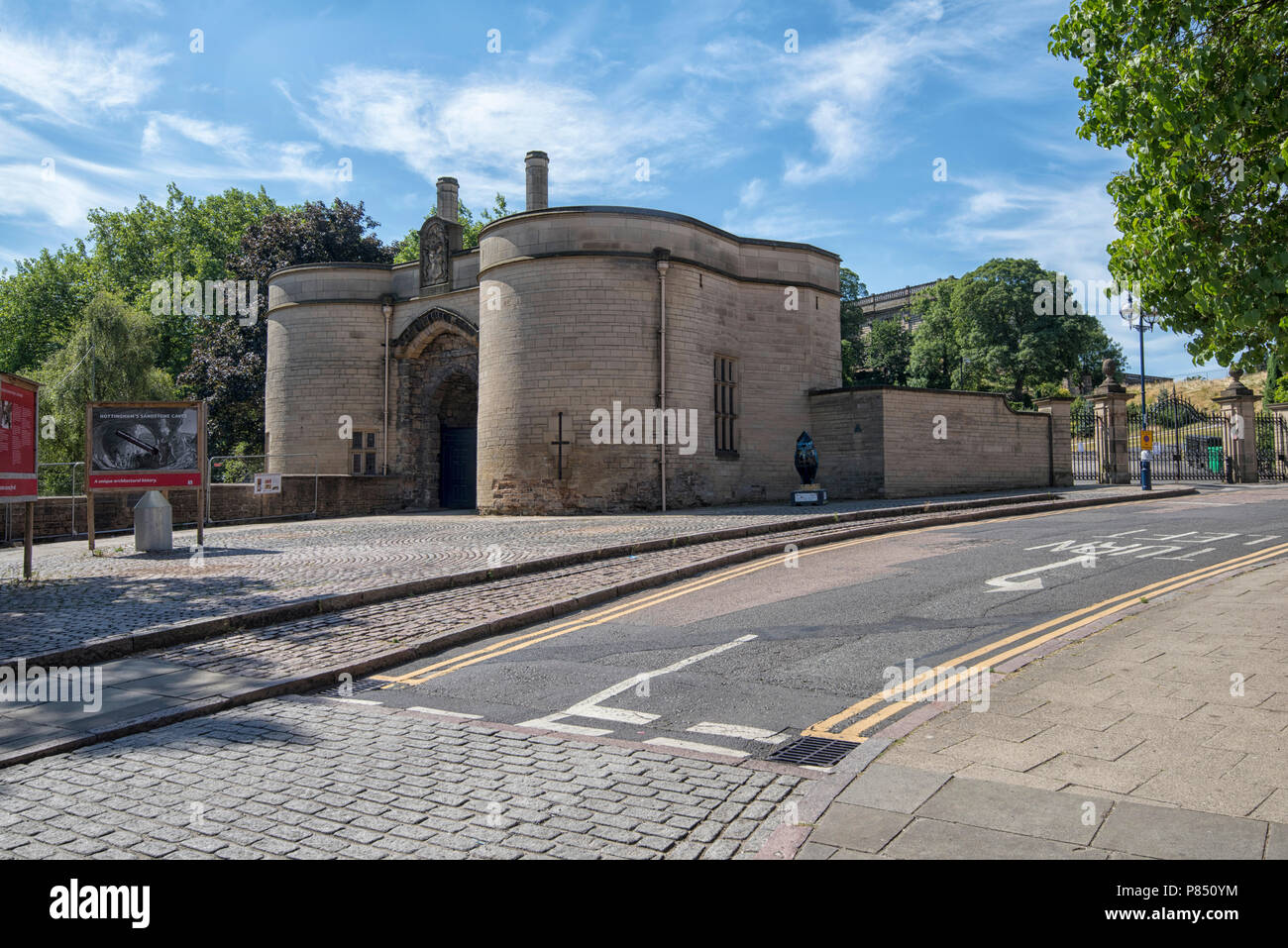 Nottingham Castle Closed for Renovation til 2020, Nottinghamshire ...
