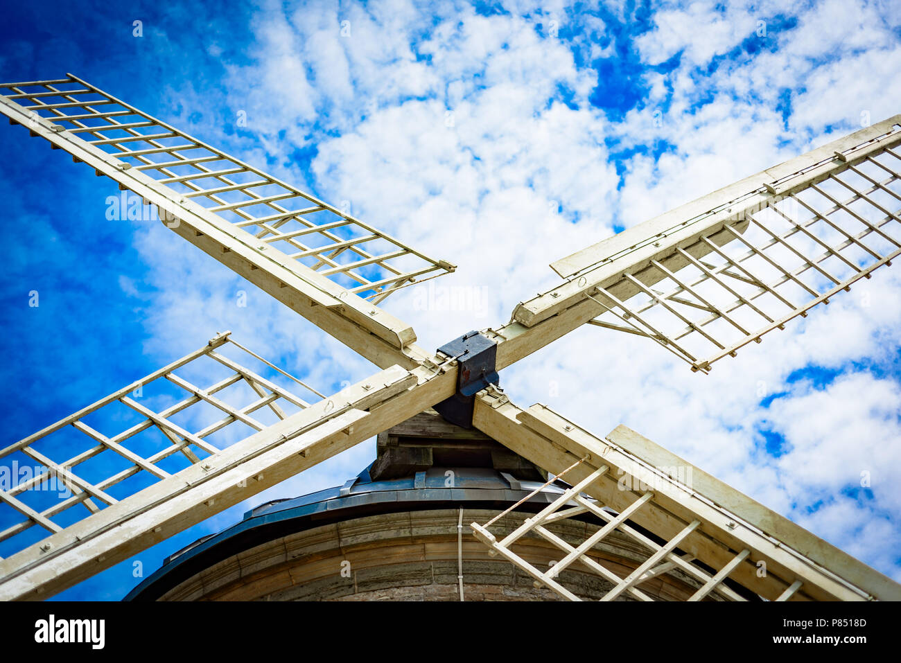 Chesterton Windmill on a summers day in Warwickshire, UK Stock Photo ...
