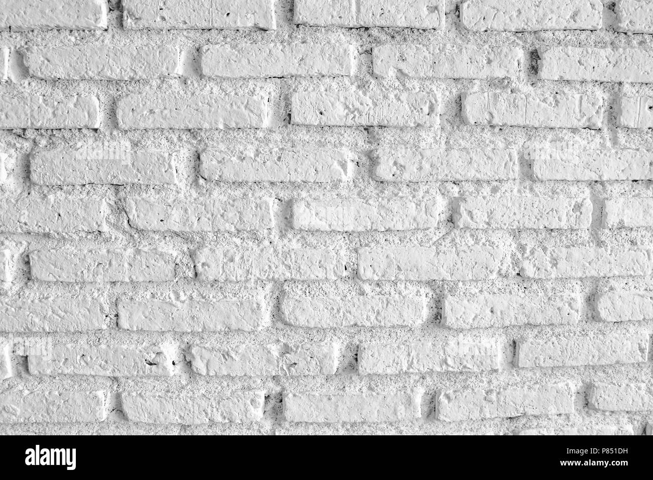 White brick wall background and texture Stock Photo - Alamy