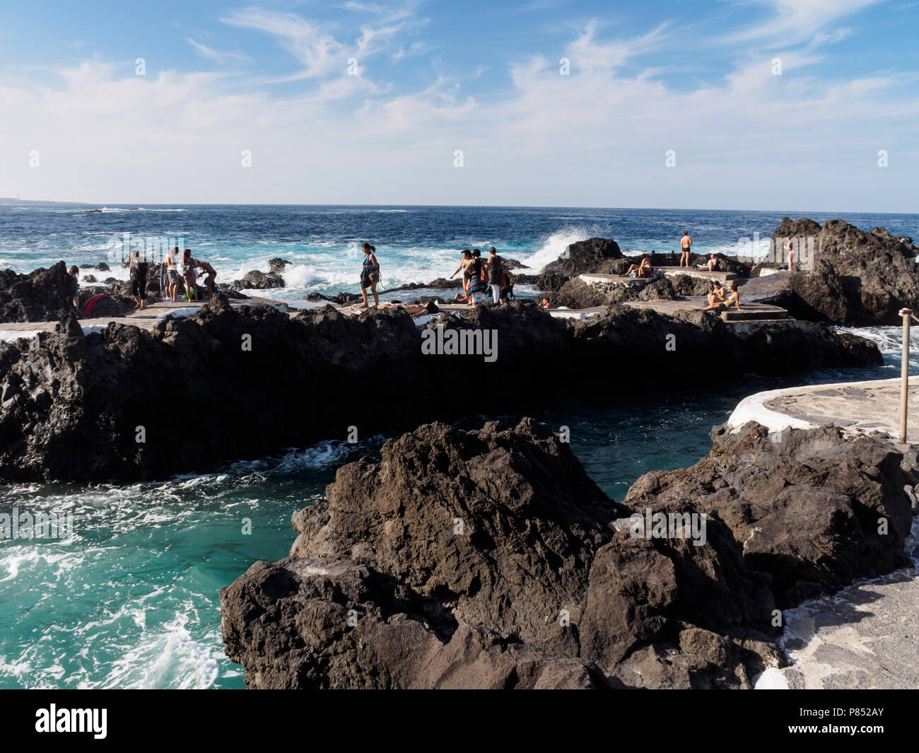 Tenerife, Canary Islands - Garachico. Sea bathing pools and walks round ...