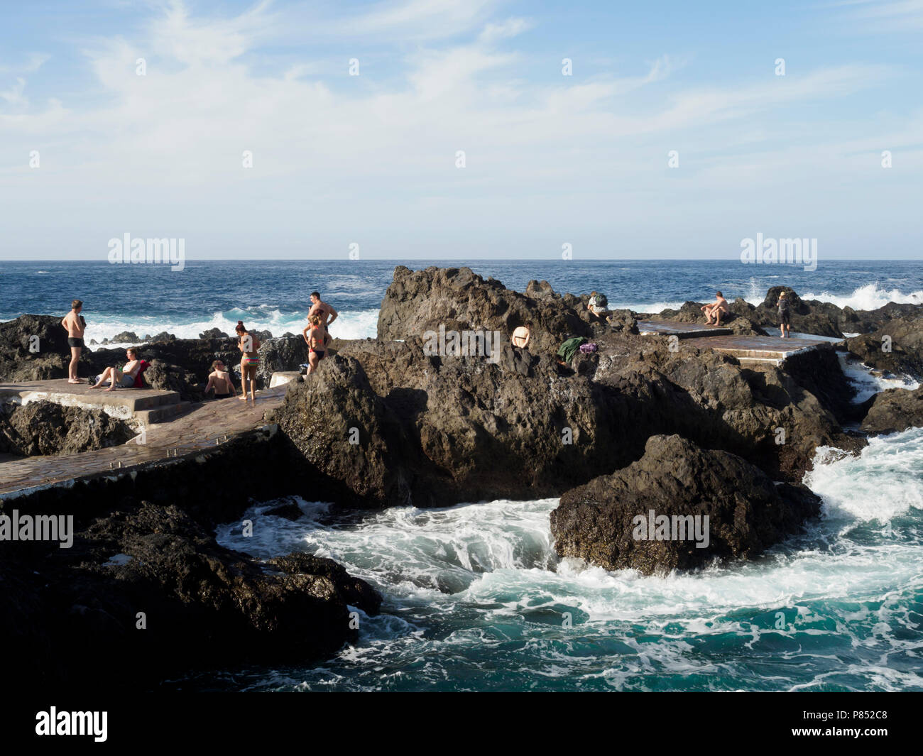 Tenerife, Canary Islands - Garachico. Sea bathing pools and walks round ...