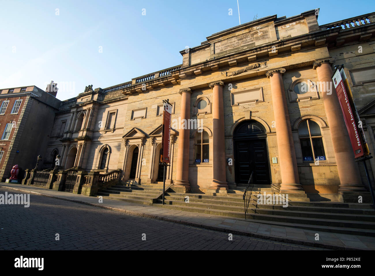 Early morning light n the National Justice Museum in Nottingham City ...
