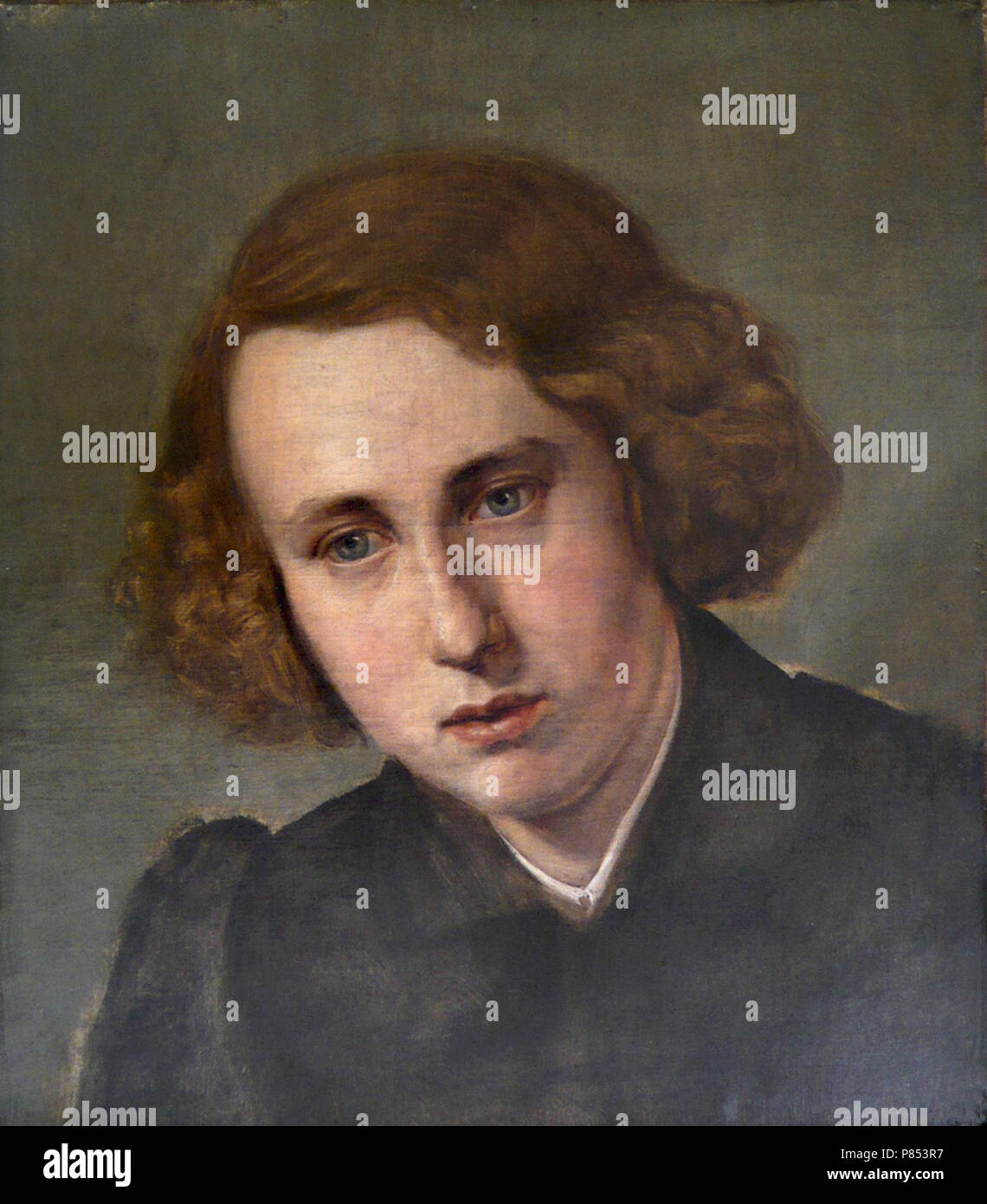 Rethel Alfred - Self Portrait Stock Photo - Alamy