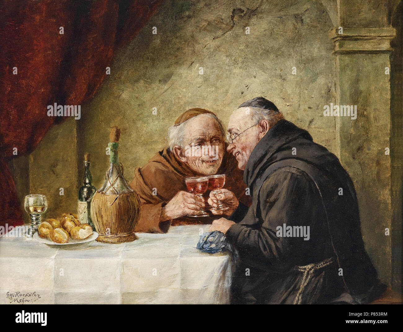 Rossler Georg - a Good Drop Stock Photo - Alamy