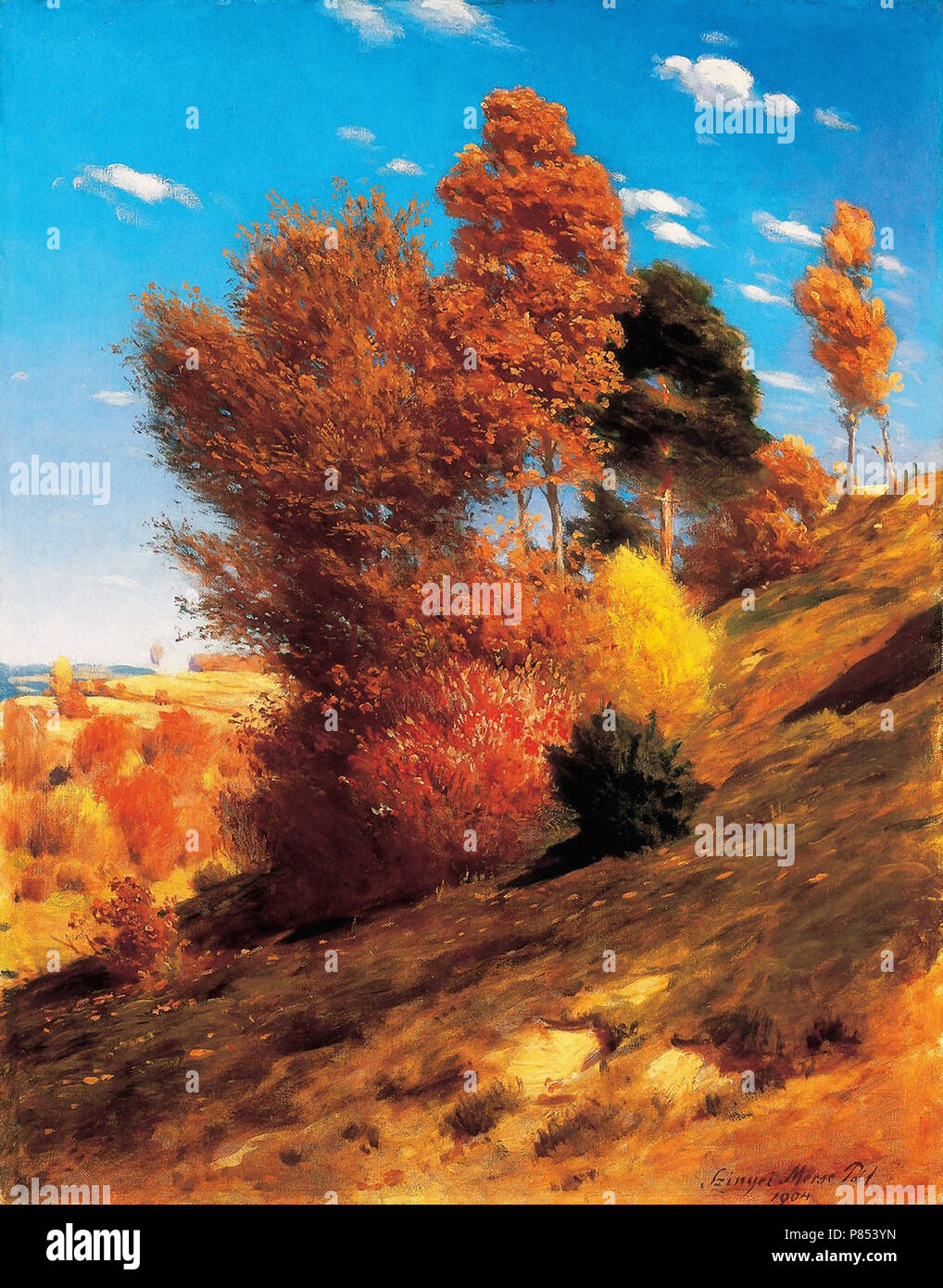 Pal szinyei merse painting hi-res stock photography and images - Alamy