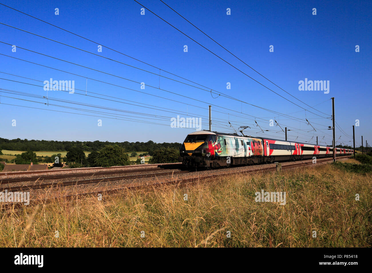 Virgin trains 91111 For the Fallen, East Coast Main Line Railway ...