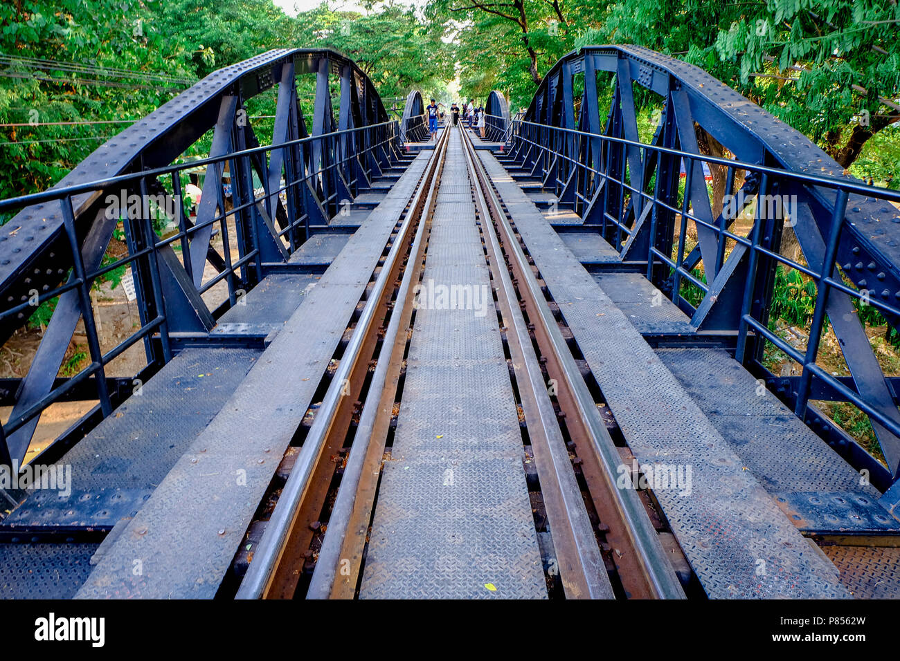 The Bridge of the River Kwai death railway bridge Tham krasae Stock ...