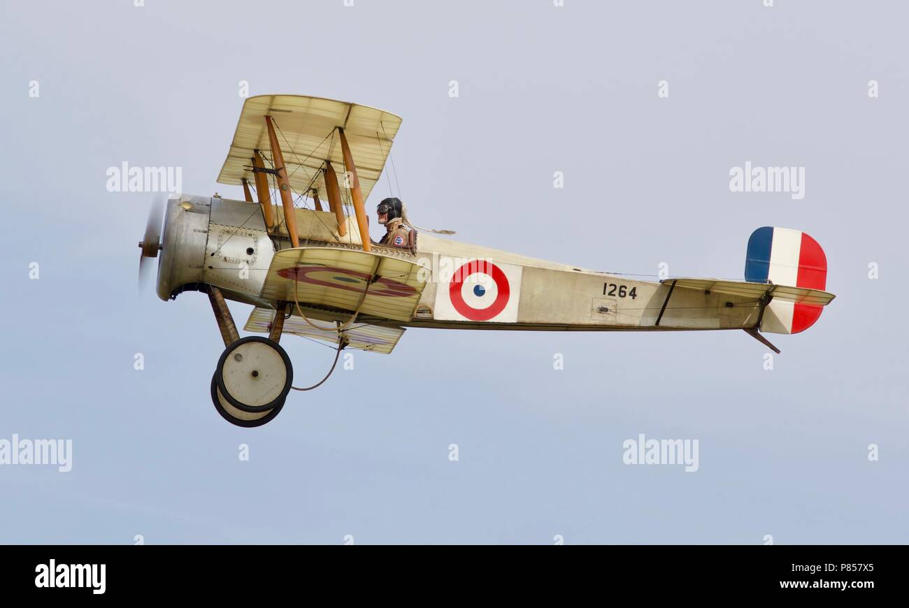 Bristol Scout Type C flying at Shuttleworth Military Pageant at Old ...
