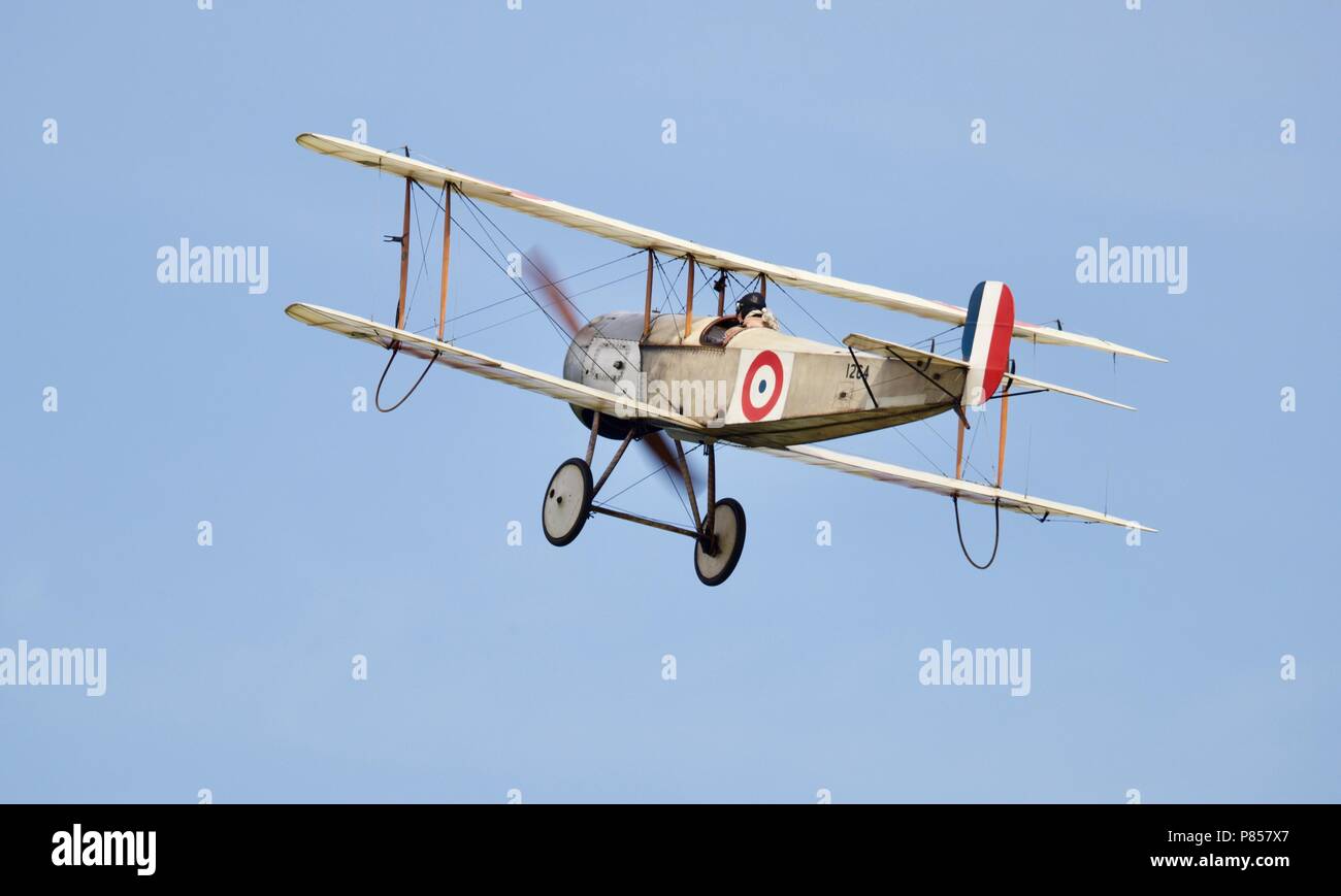 Bristol Scout Type C flying at Shuttleworth Military Pageant at Old ...