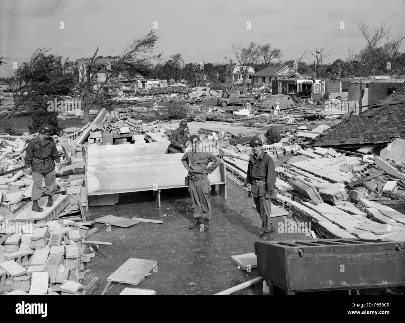 Aftermath Black and White Stock Photos & Images - Alamy