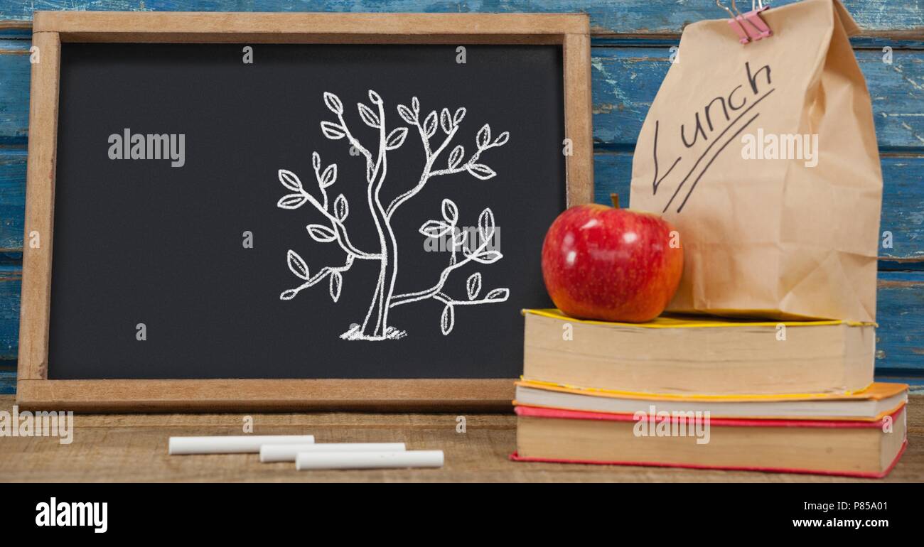 School lunch table hi-res stock photography and images - Alamy