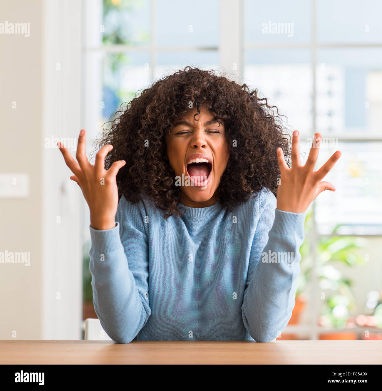 Woman Screaming In Frustration