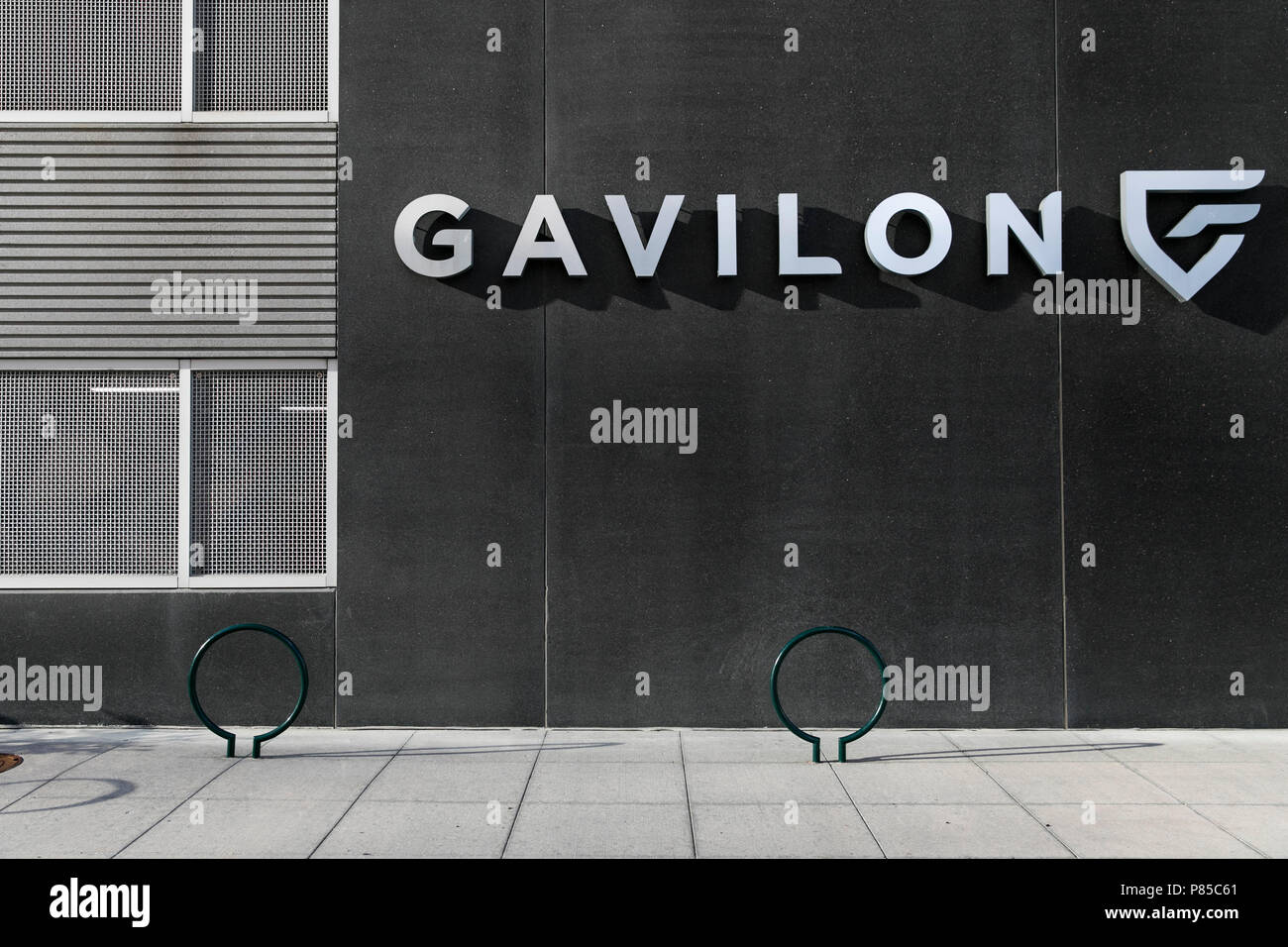 A logo sign outside of the headquarters of Gavilon in Omaha, Nebraska ...