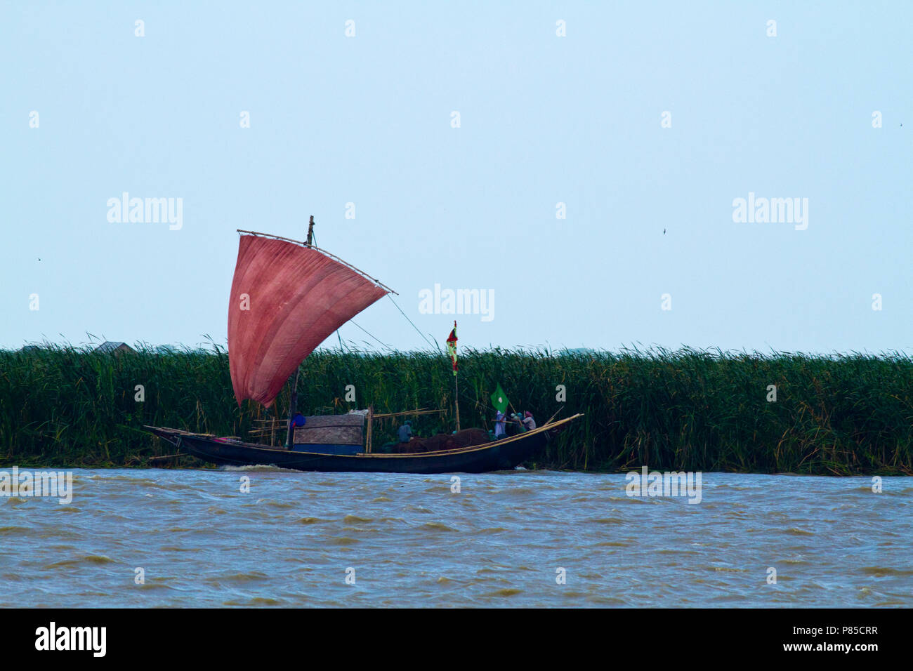 Fishing boat on the meghna river. Chandpur, Bangladesh Stock Photo - Alamy