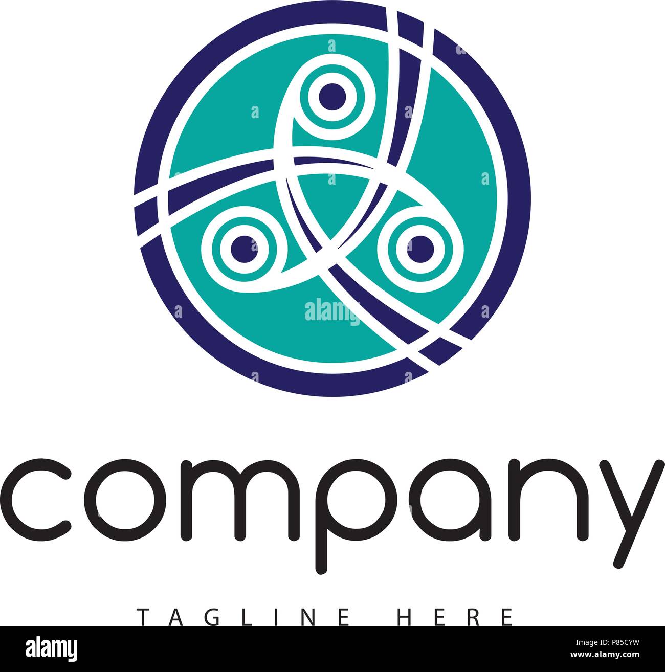 Global collaboration circle Stock Vector Images - Alamy