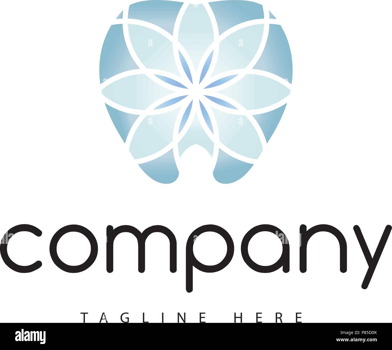 Dental logo design dentist logo hi-res stock photography and images - Alamy