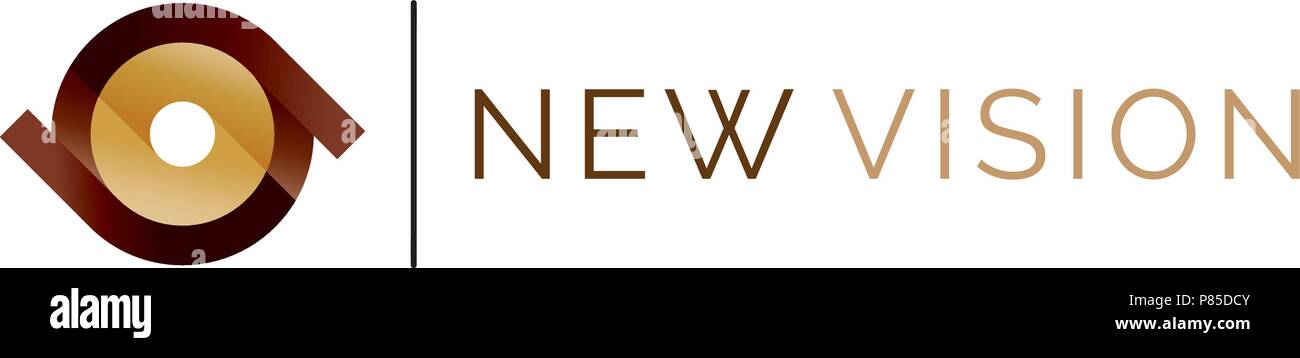 New vision logo Stock Vector Image & Art - Alamy