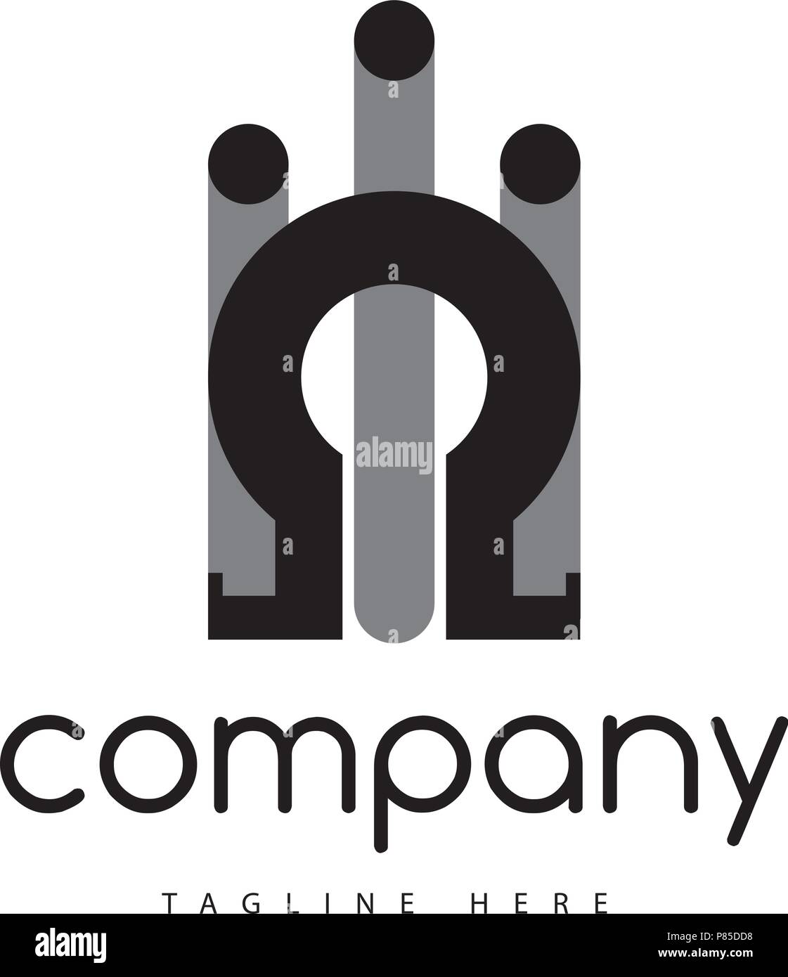 Ohm Shaped Logo
