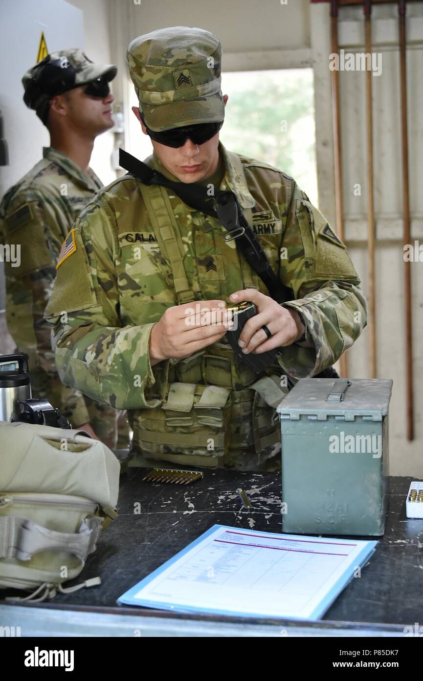 U.S. Army Sgt. Christian Calame assigned to 1st Battalion, 4th Infantry ...