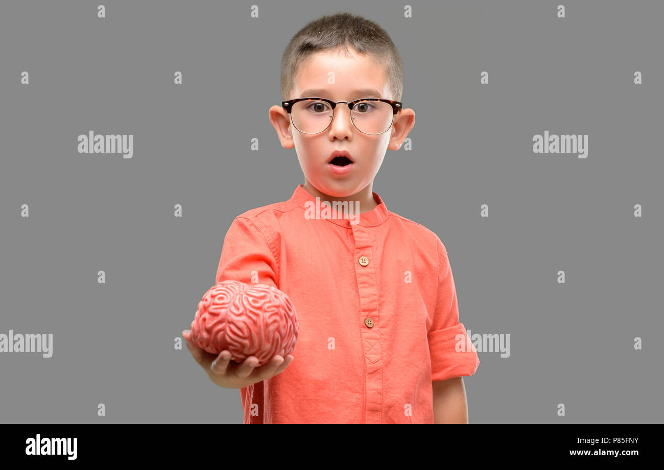 Young nerd thinking isolated in hi-res stock photography and images - Alamy