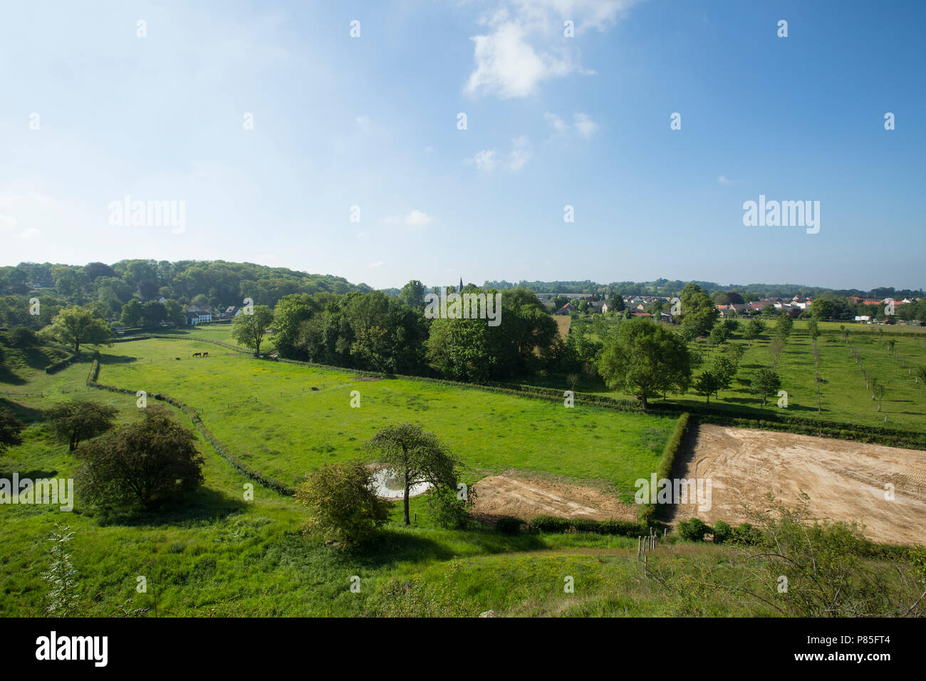 Natuurgebied de Bemelerberg, Nature reserve the Bemelerberg Stock Photo ...
