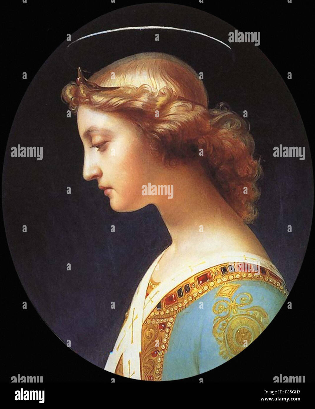 Delaroche Paul - Angel's Head Stock Photo - Alamy