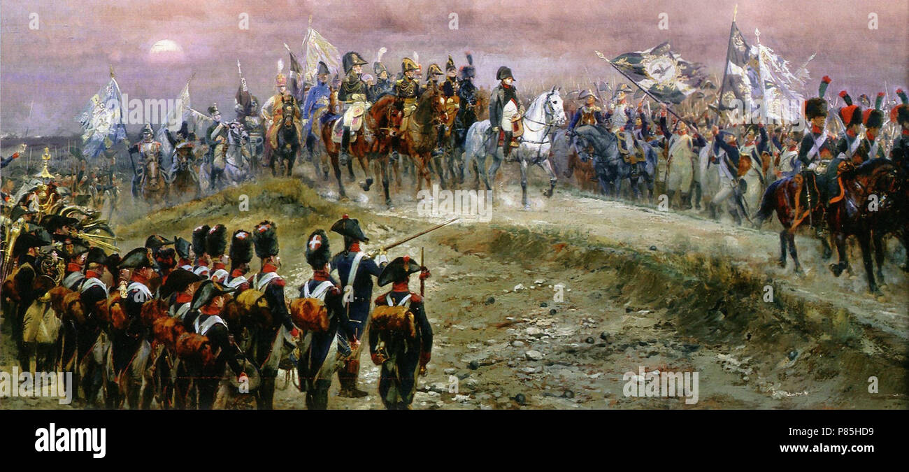 Detaille Jean Baptiste Edouard - After the Battle of Jena Stock Photo ...