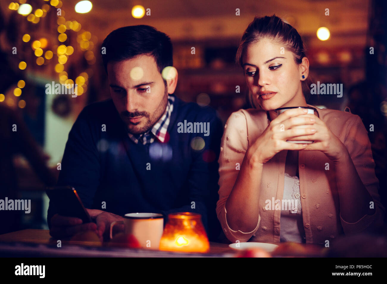 Attractive couple conflict hi-res stock photography and images - Alamy