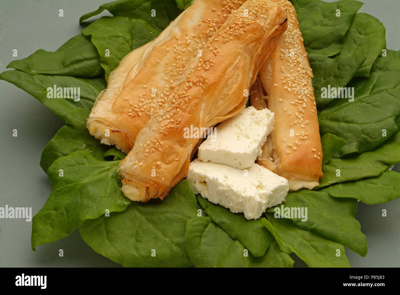 Borek with spinach hi-res stock photography and images - Alamy