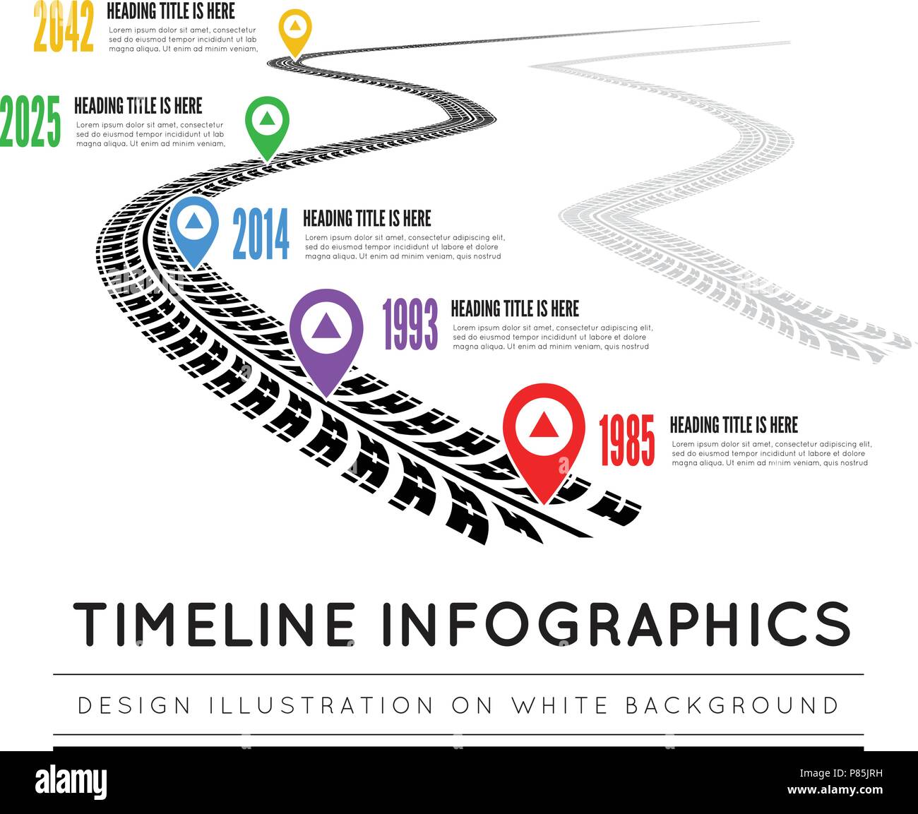 Race highway route map hi-res stock photography and images - Alamy