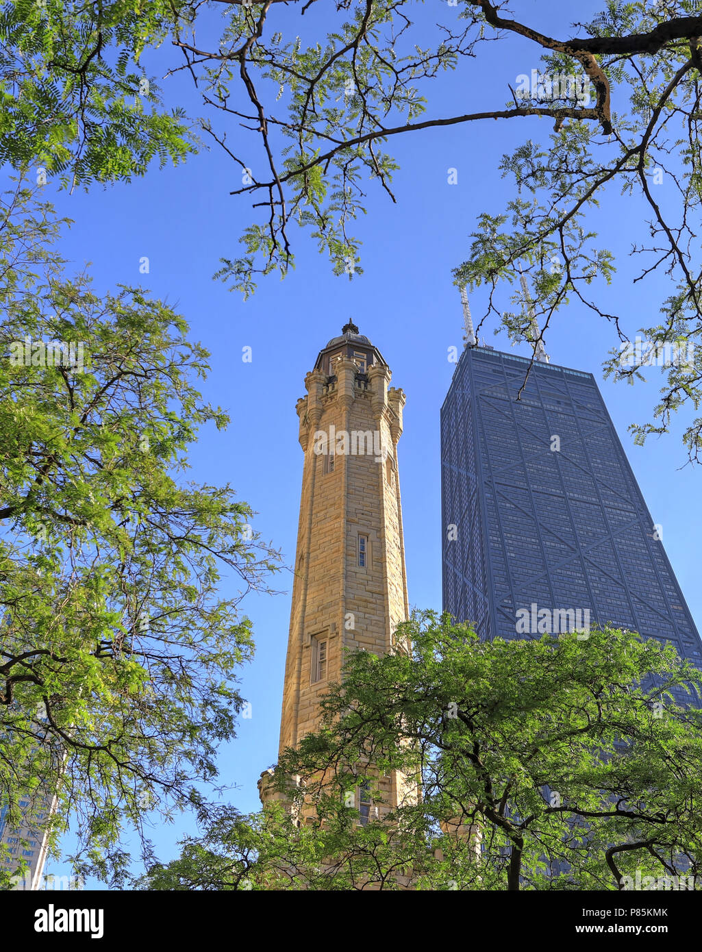The Chicago Water Tower is a landmark in the Old Chicago Water Tower ...