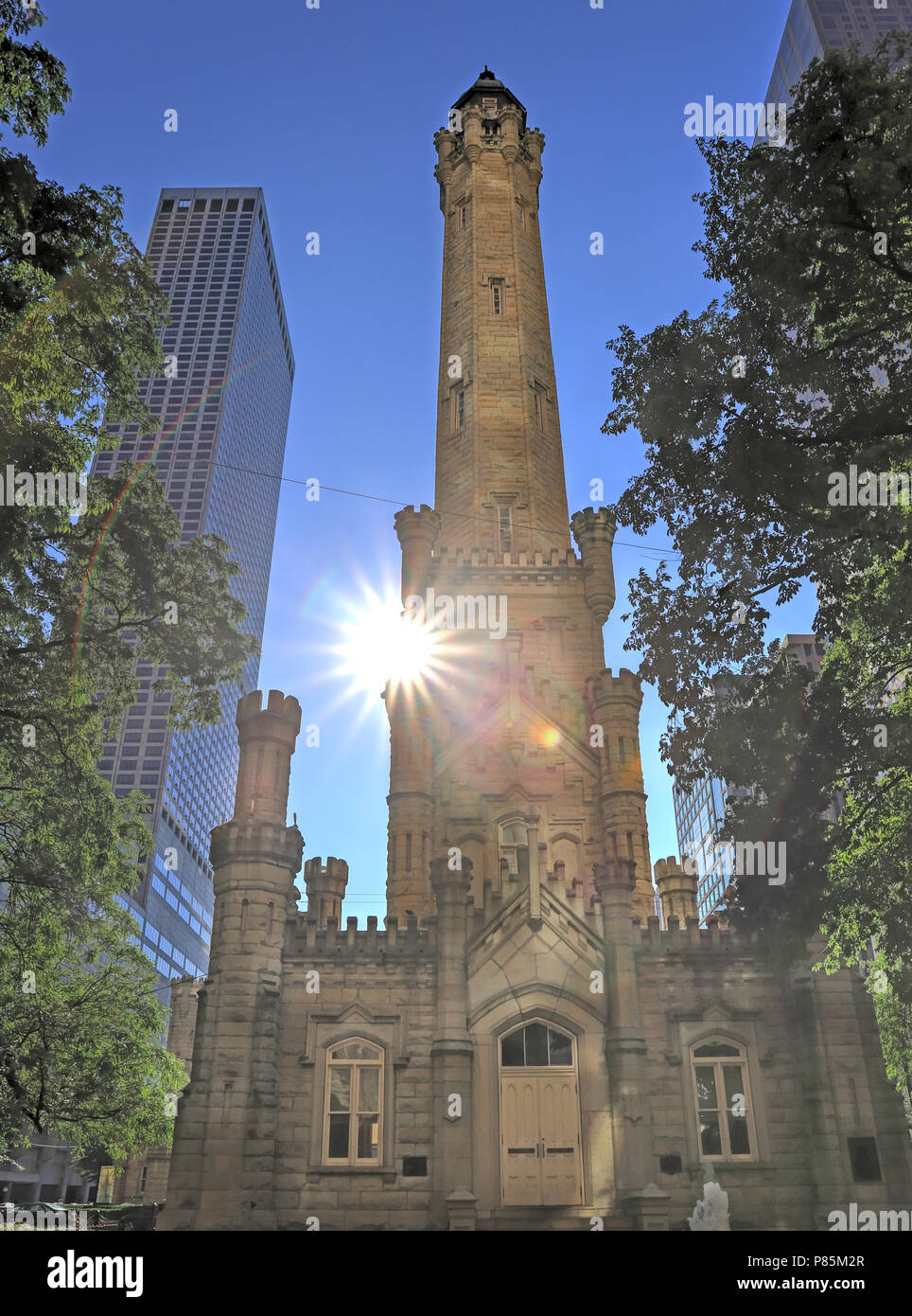 Old chicago water tower hi-res stock photography and images - Alamy