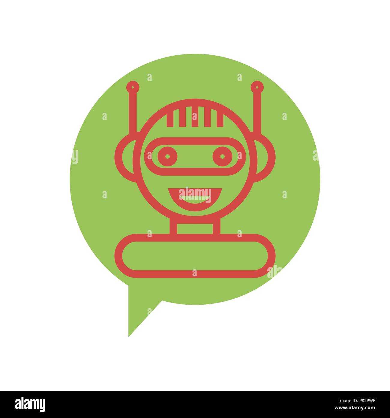 Chatbot robot Stock Vector Images - Alamy