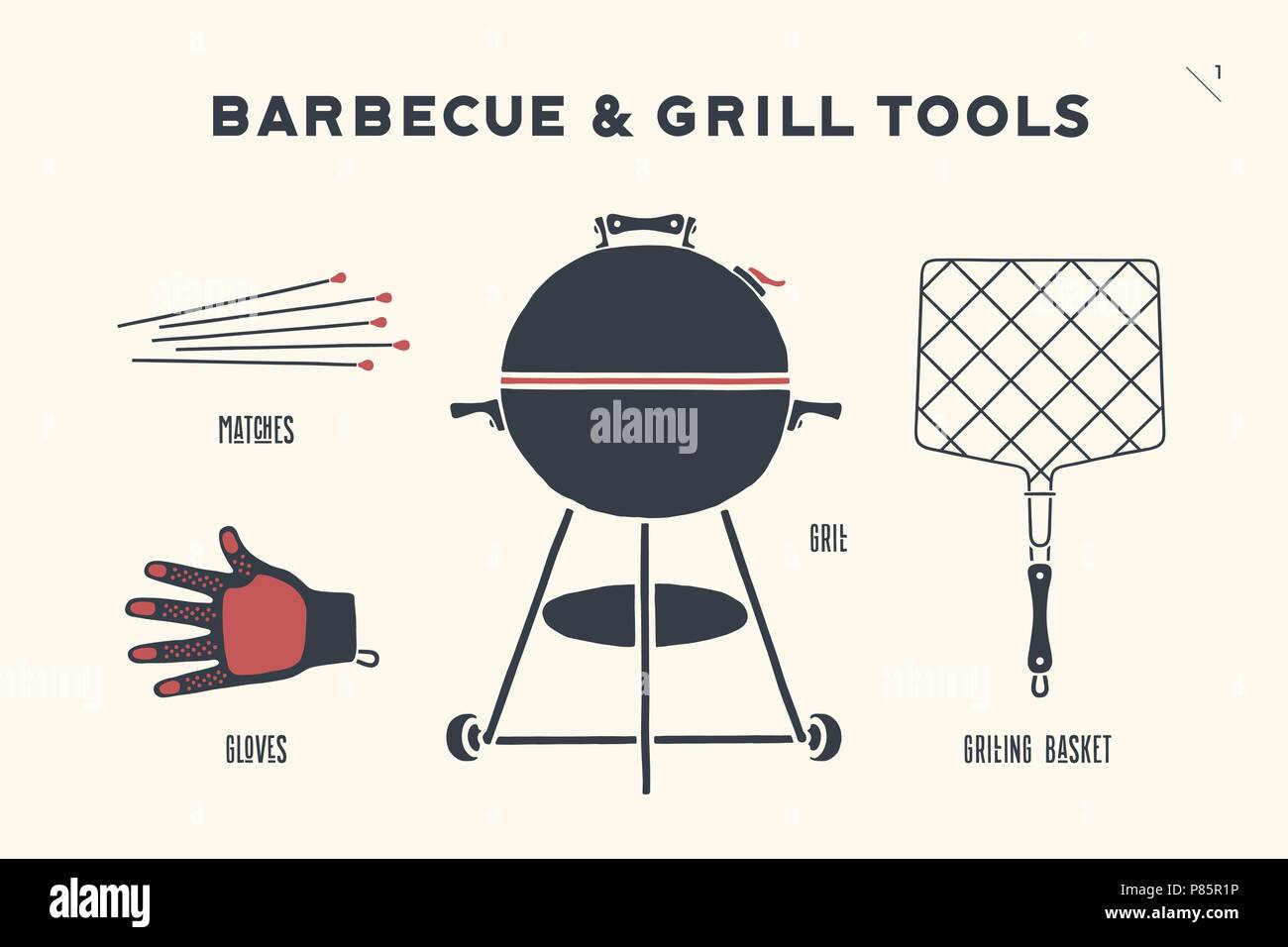 Weber grill Stock Vector Images - Alamy