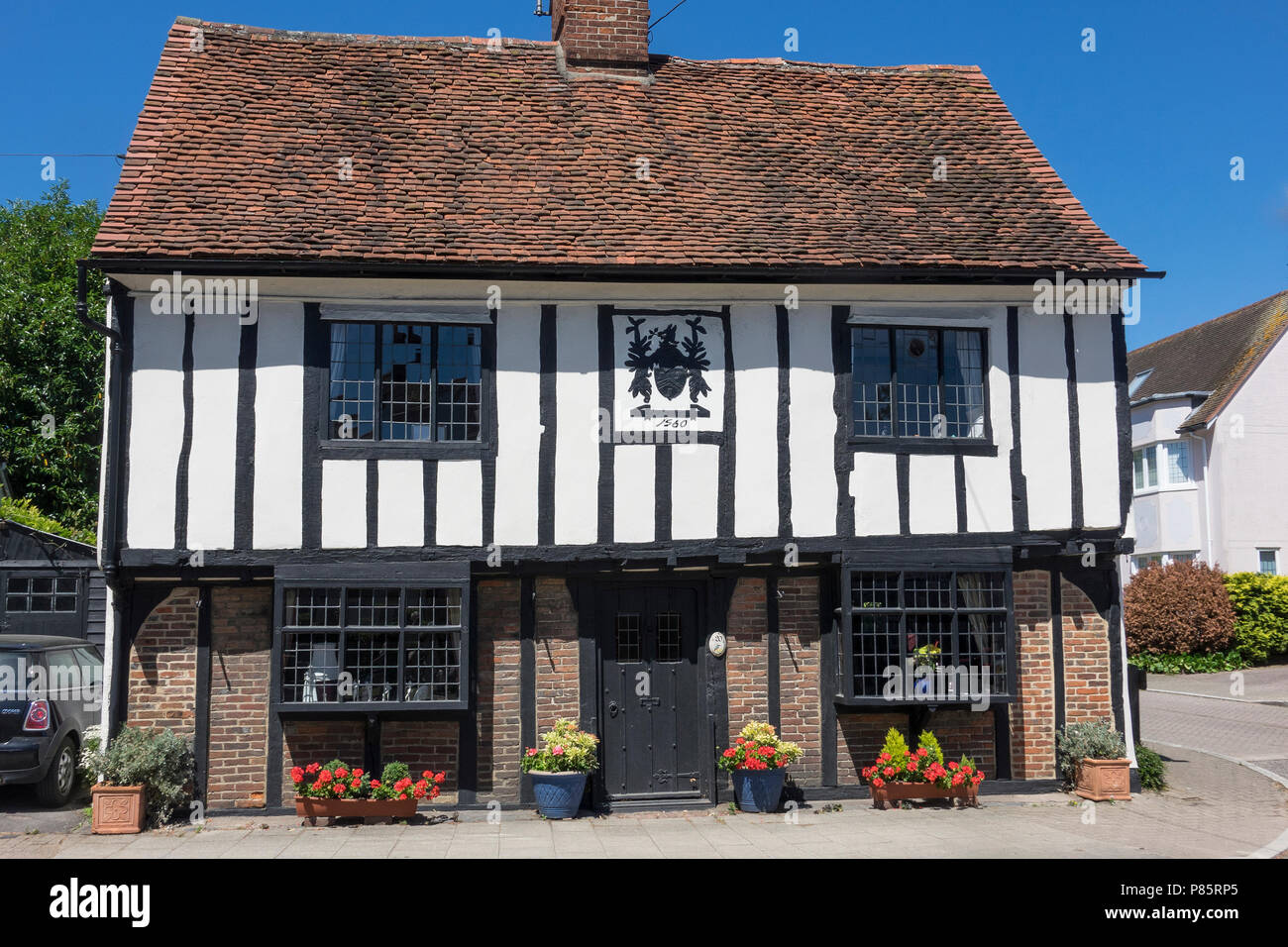 England. Essex, Coggeshsall, Old house from 1560 Stock Photo - Alamy